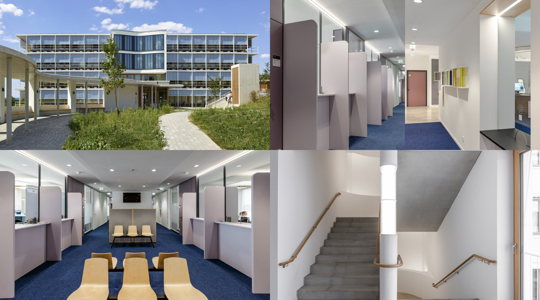 Modern administrative building with a focus on sustainability